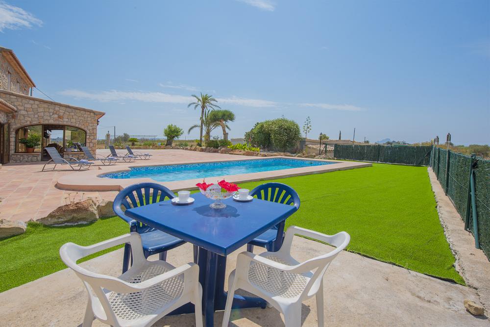 Holiday home Benissa Costa Blanca Villa Spain for rent Finca Delia