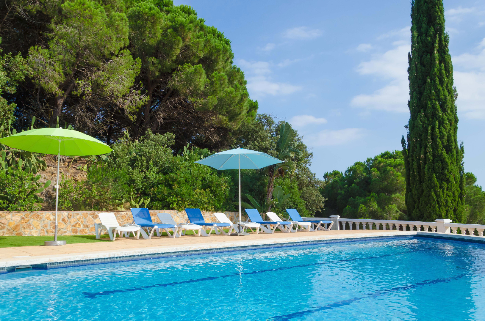 Villa Arethusa has terraces all around which provides a splendid view ...