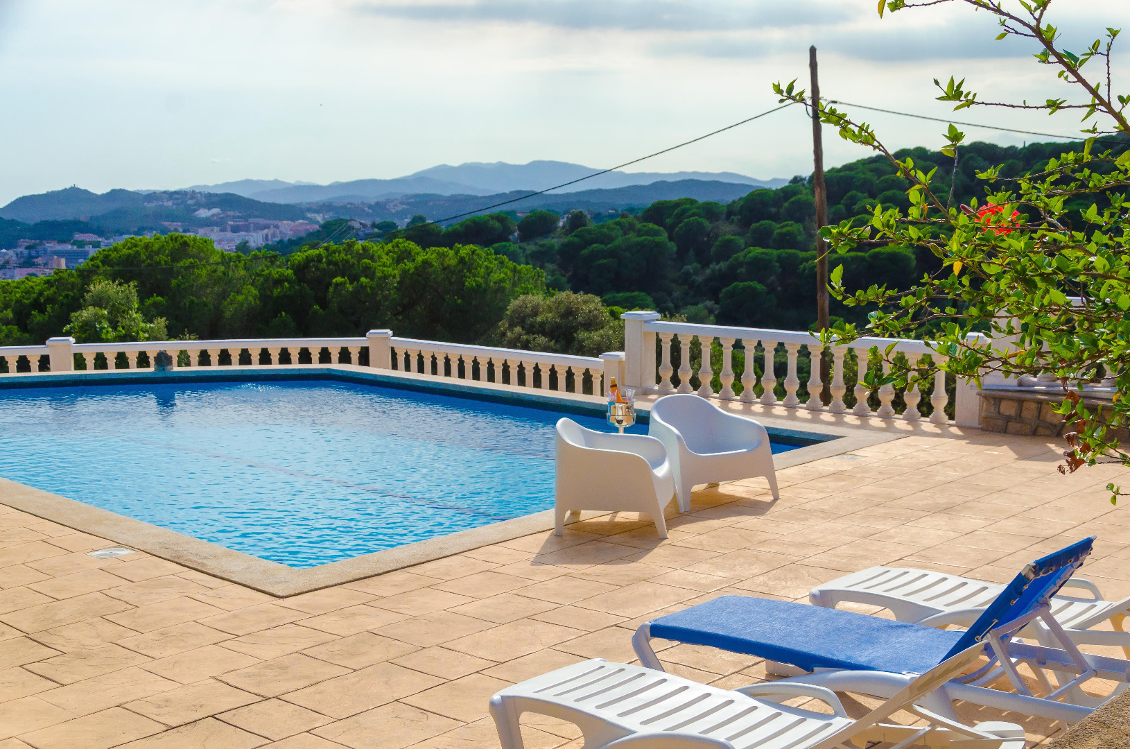 Villa Arethusa has terraces all around which provides a splendid view ...